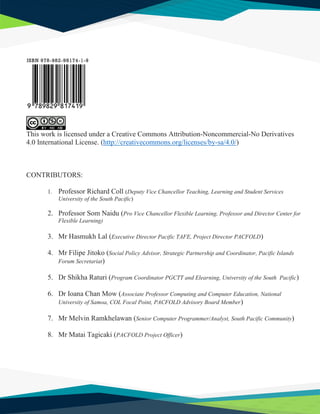 Pacific open distance flexible learning framework (podflf) | PDF