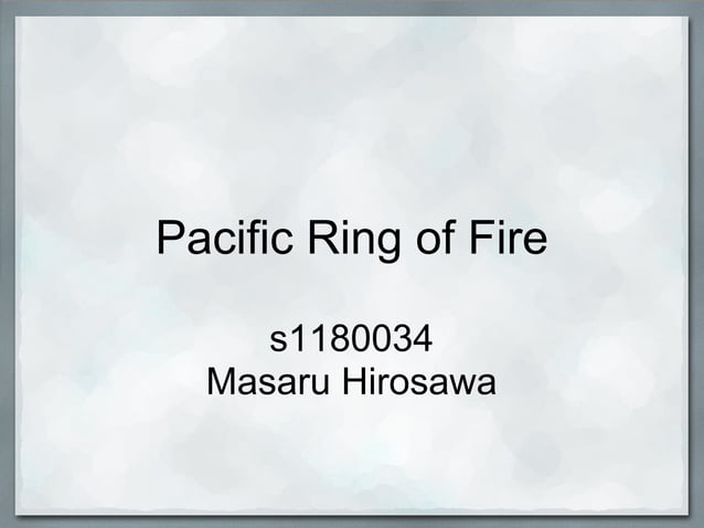 Pacific ring of_fire | PDF
