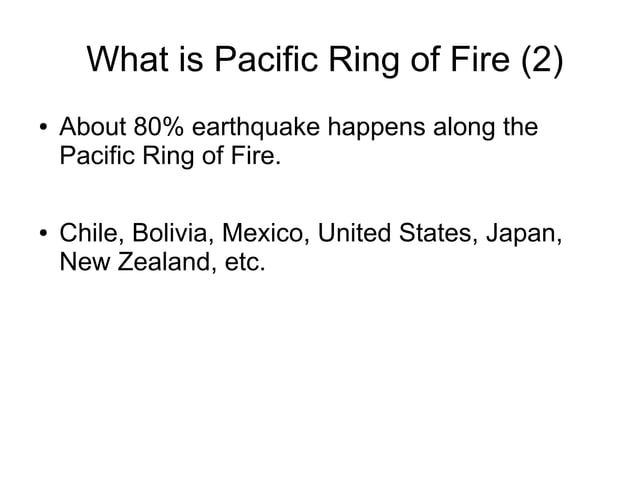 Pacific ring of fire | PDF