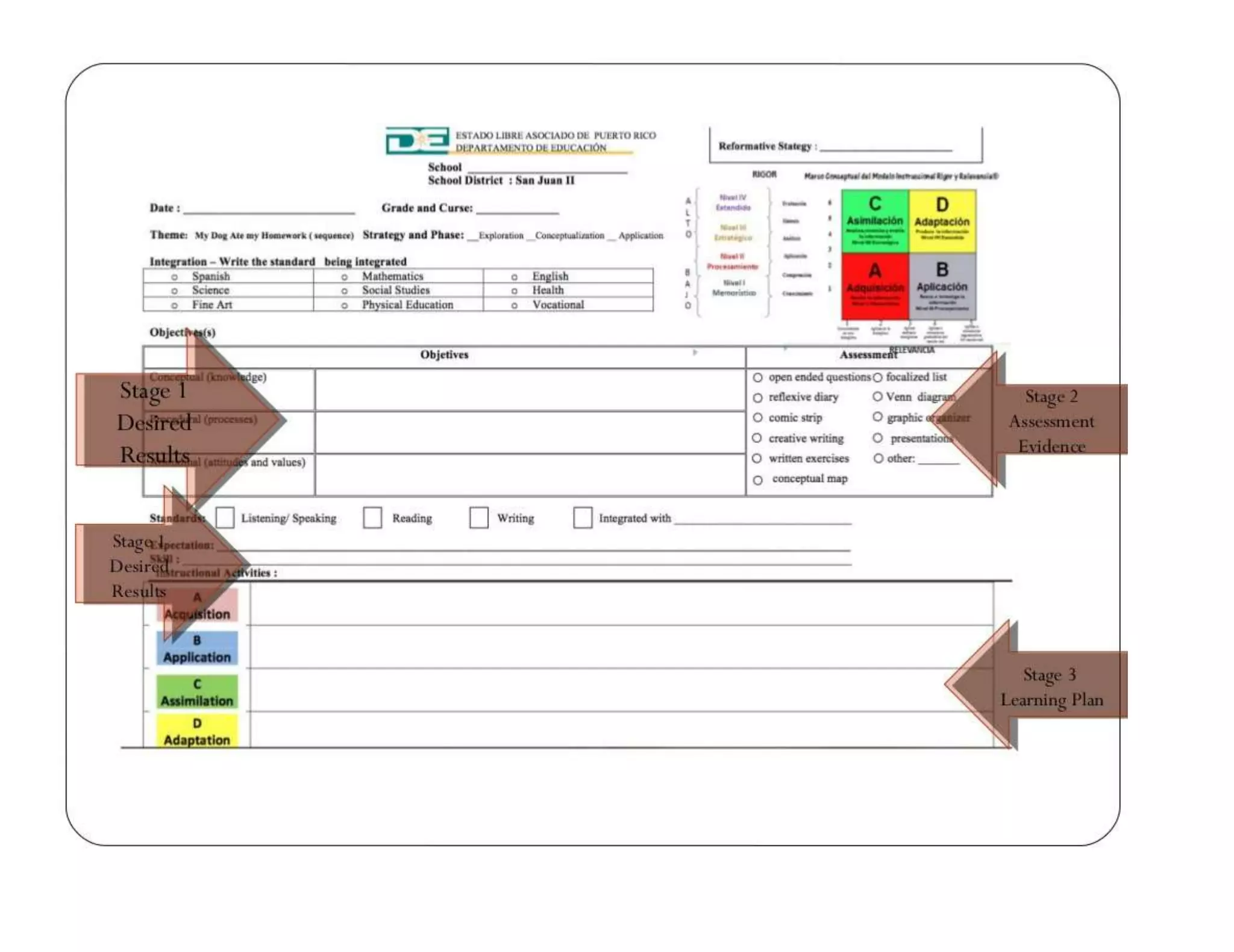 Pacing calendar and lesson plan | DOCX