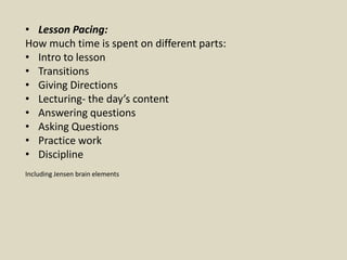 Pacing slides | PPT