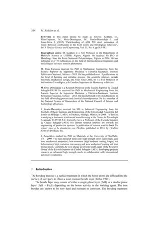 Pack boriding of aisi p20 steel. estimation of boron diffusion ...