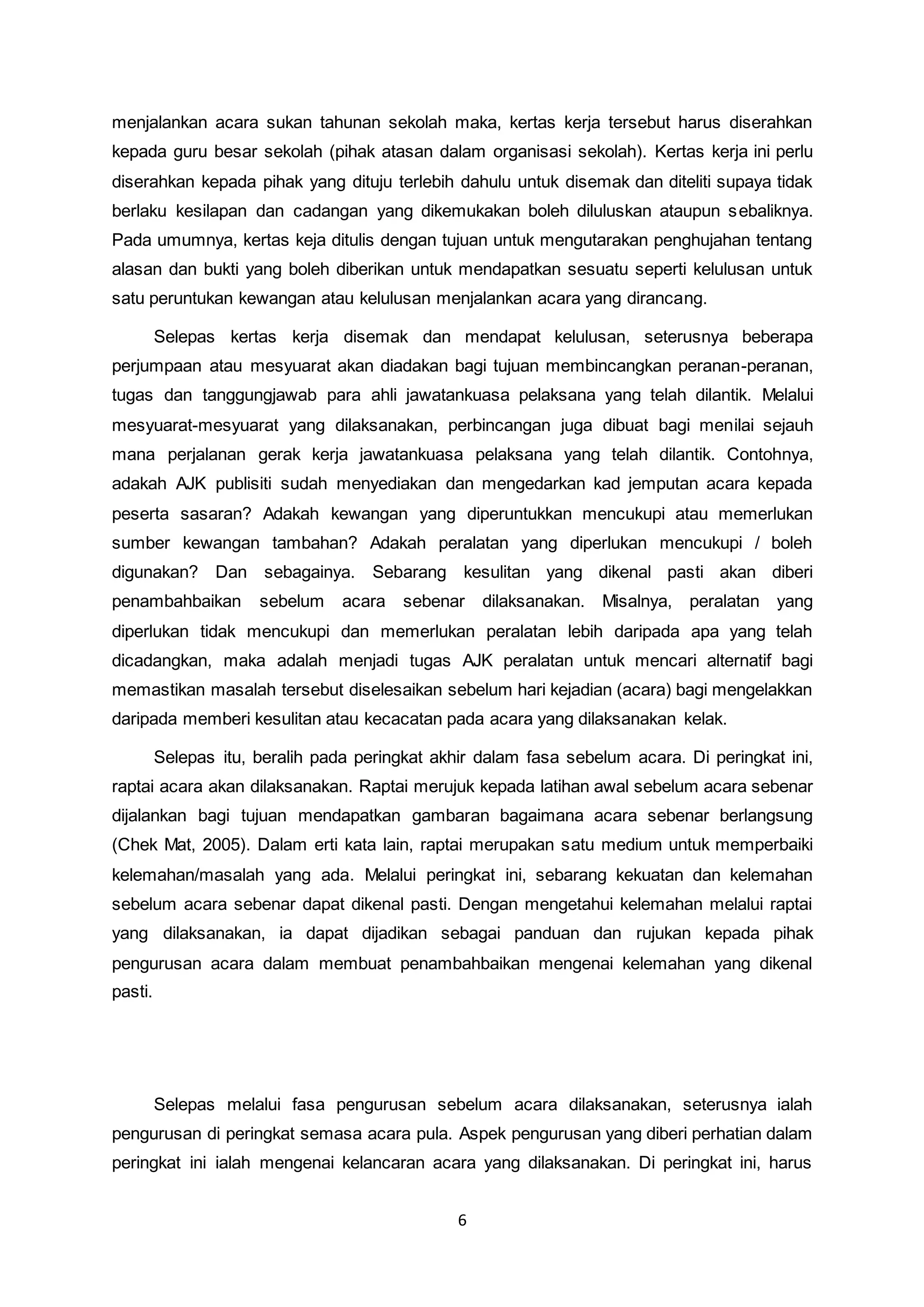 Pack3013 pengurusan acara : PENULISAN AKADEMIK | DOCX