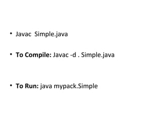 Package in java | PPT