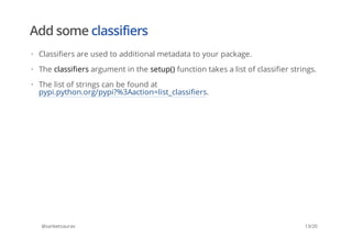 Package and distribute your Python code | PDF | Programming Languages ...