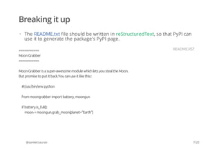 Package and distribute your Python code | PDF | Programming Languages ...