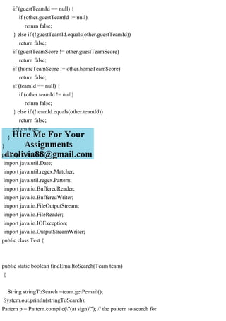 package com.test;public class Team { private String teamId;.pdf