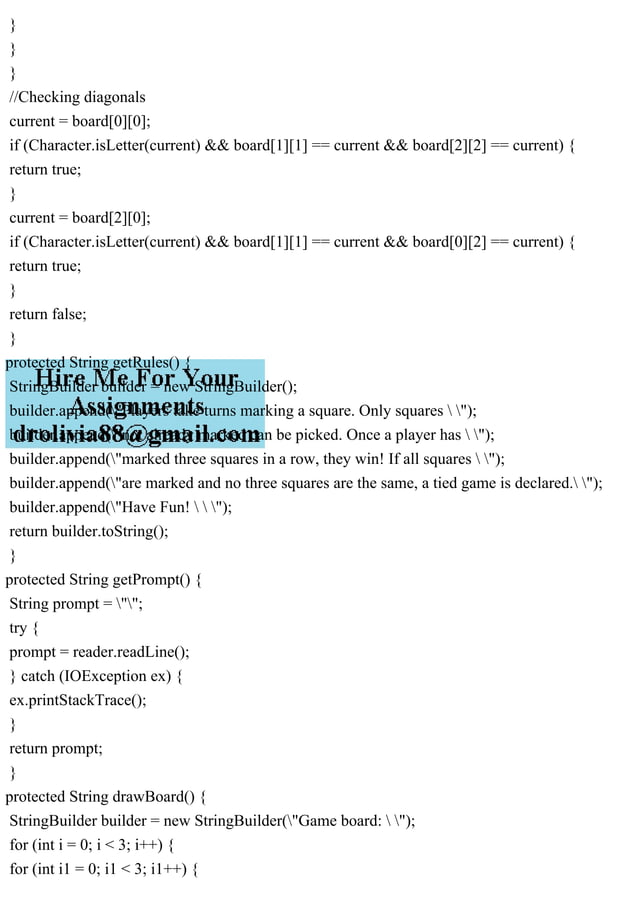 package com.tictactoe; public class Main {public void play() {.pdf