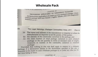 Package commodity rules applicable for packaging | PDF