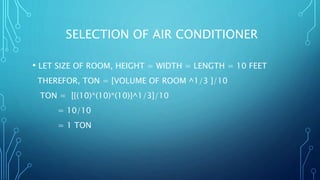 Packaged air conditioners | PPTX