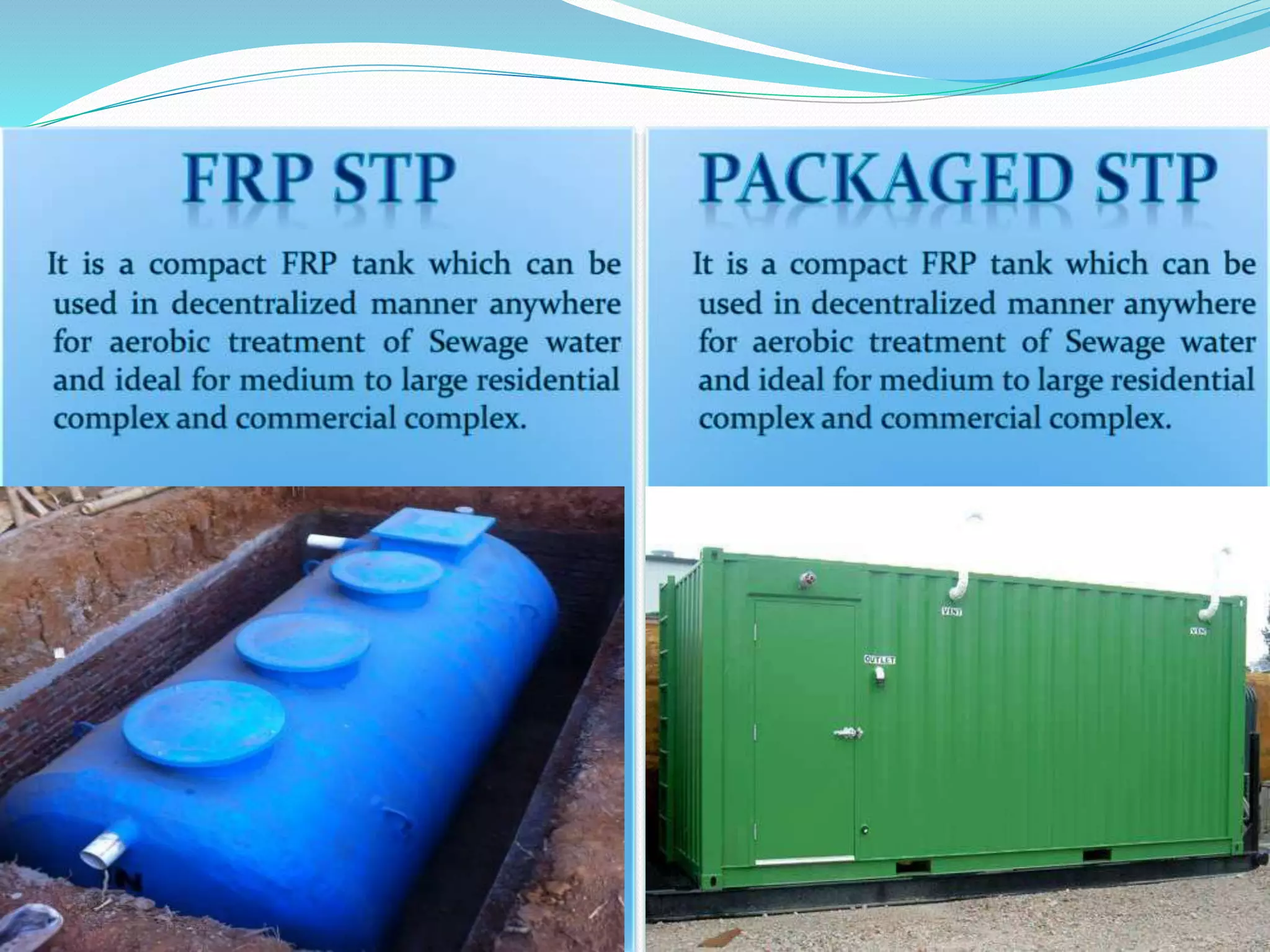 Packaged and FRP Sewage Treatment Plant | PPT