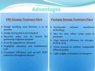 Packaged and FRP Sewage Treatment Plant | PPT