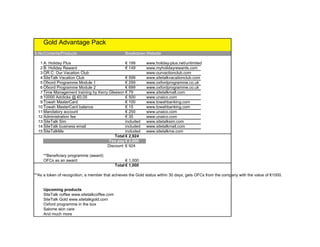 Package information | XLS