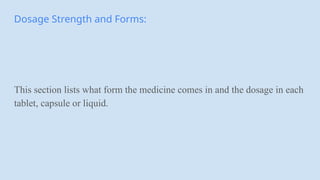 PATIENT Package Insert of given drug.pptx