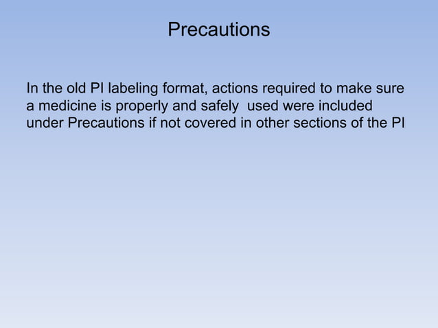 Prescribing information & Package insert (Please Comment before ...