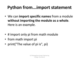 package module in the python environement.pptx