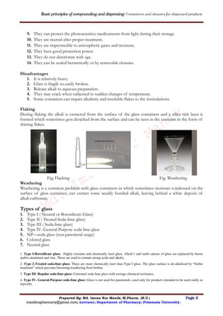 Basic principles of compounding and dispensing:prescription, labeling ...