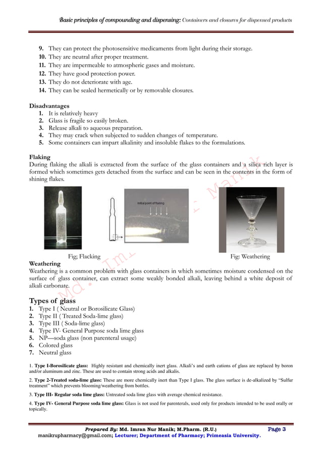 Basic principles of compounding and dispensing:prescription, labeling ...