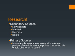 News Packages | PPTX | Public Radio | Talk Radio