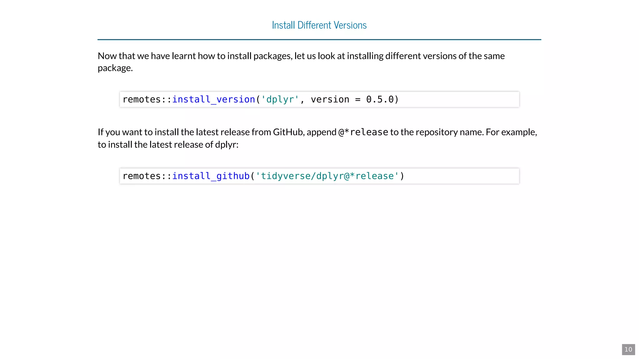 How to install & update R packages? | PDF | Computer Software and ...