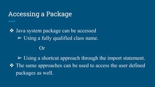 Packages | PPT