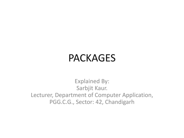 packages.ppt