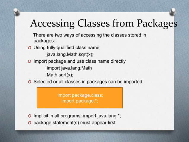 packages.ppt | Free Download
