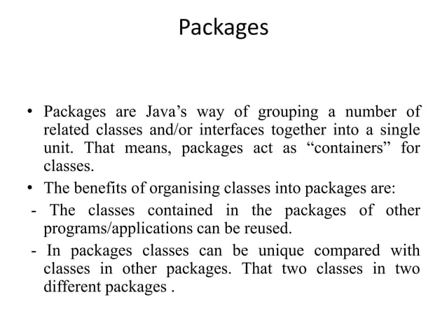packages unit 5 .ppt