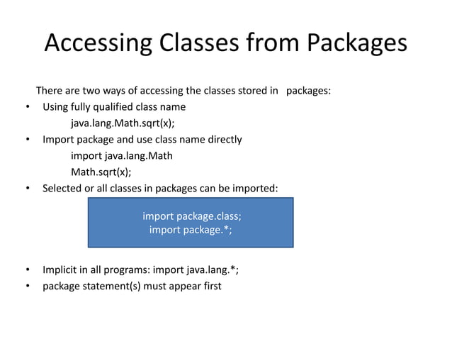packages unit 5 .ppt