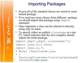 Packages and interfaces | PPT