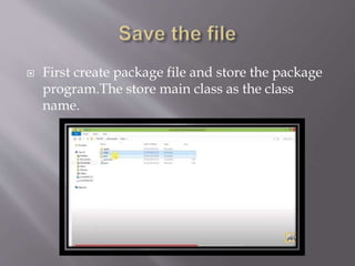 Packages and interfaces | PPTX