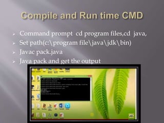 Packages and interfaces | PPTX