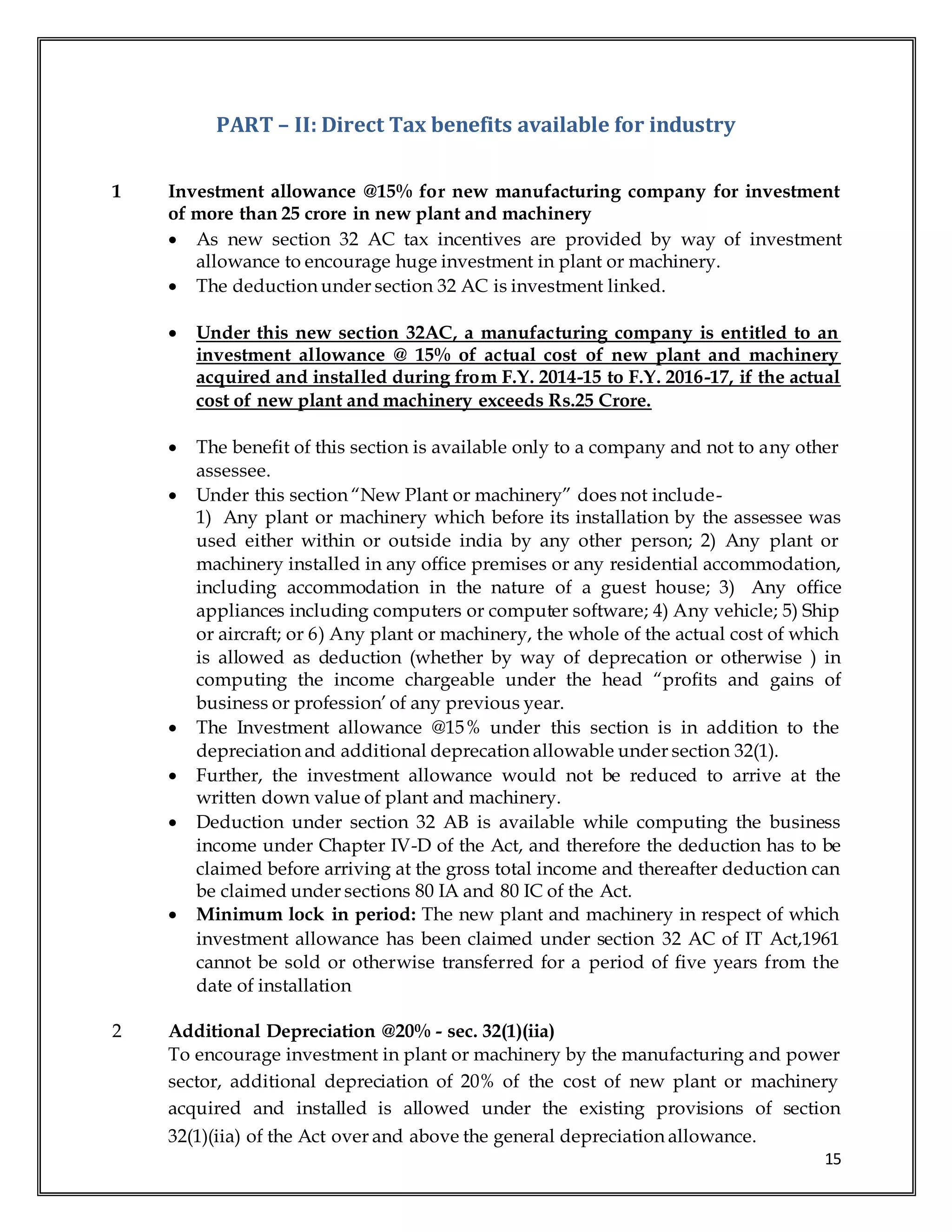 Maharashtra - Package scheme of incentive | DOCX
