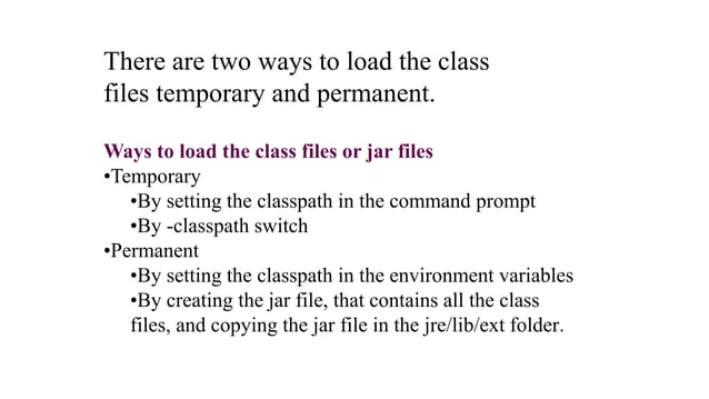 THE PACKAGES CONCEPT IN JAVA PROGRAMMING.pptx | Programming Languages ...