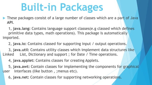Packages,static,this keyword in java | PPT