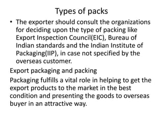 Packaging | PPTX | Logistics and Transportation Industry | Industries