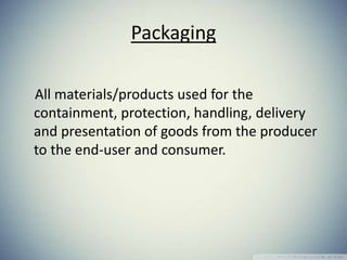 Packaging | PPTX