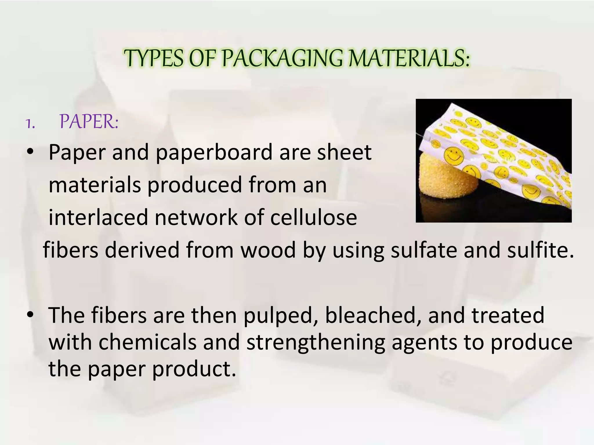 Food Packaging (Food Processing Technology) | PPTX