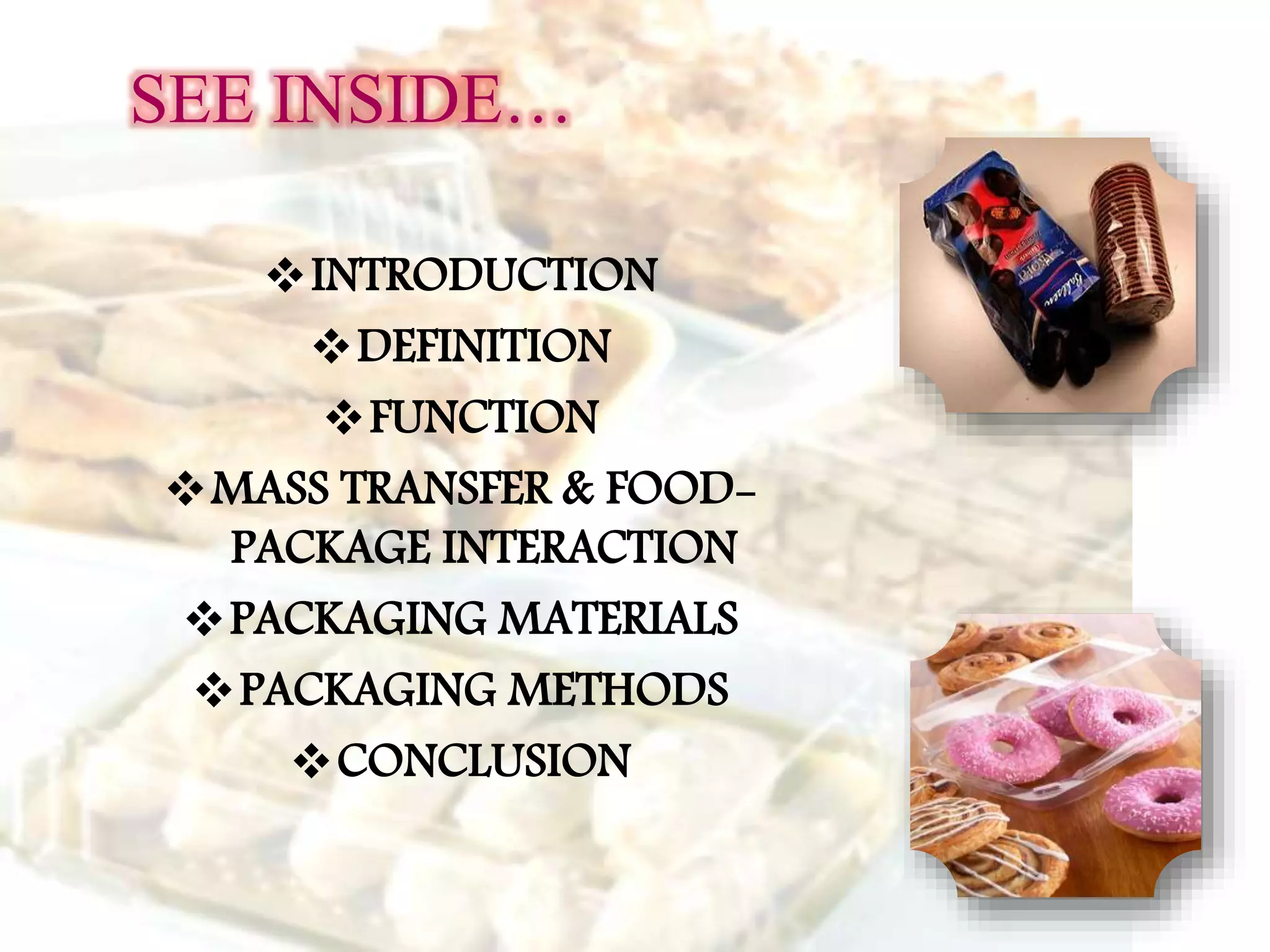 Food Packaging (Food Processing Technology) | PPTX