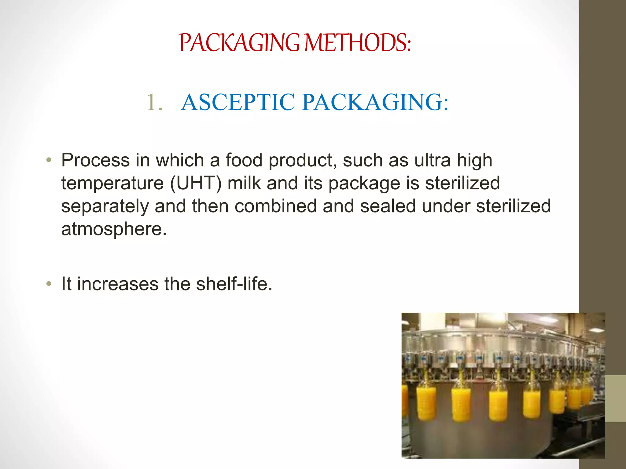 Food Packaging (Food Processing Technology) | PPTX