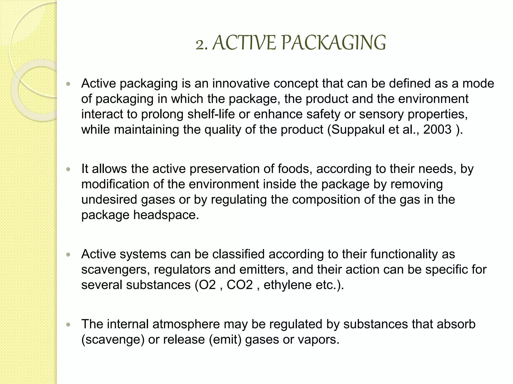 Food Packaging (Food Processing Technology) | PPTX