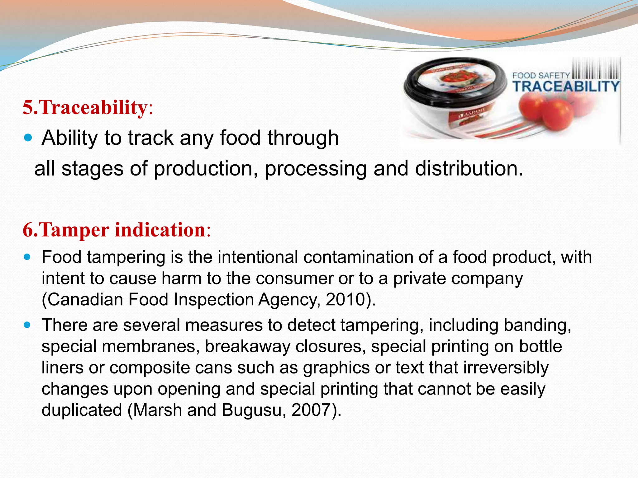 Food Packaging (Food Processing Technology) | PPTX