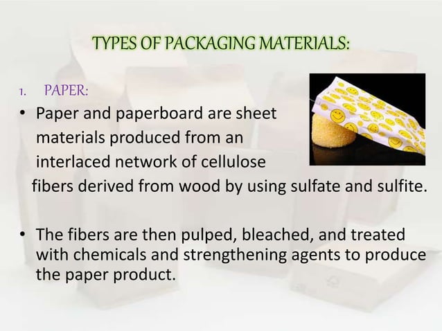 Food Packaging (Food Processing Technology) | PPTX