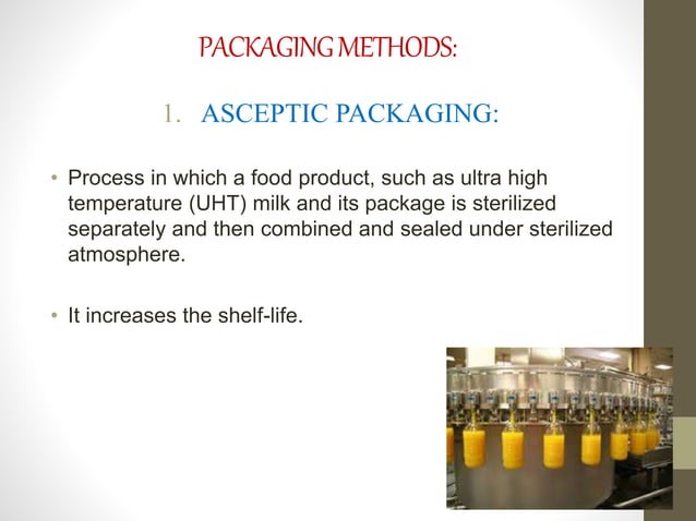 Food Packaging (Food Processing Technology) | PPTX