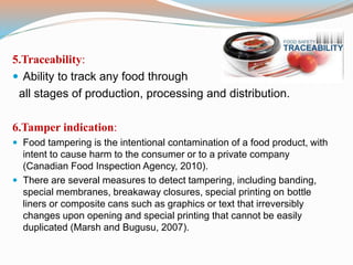 Food Packaging (Food Processing Technology) | PPTX