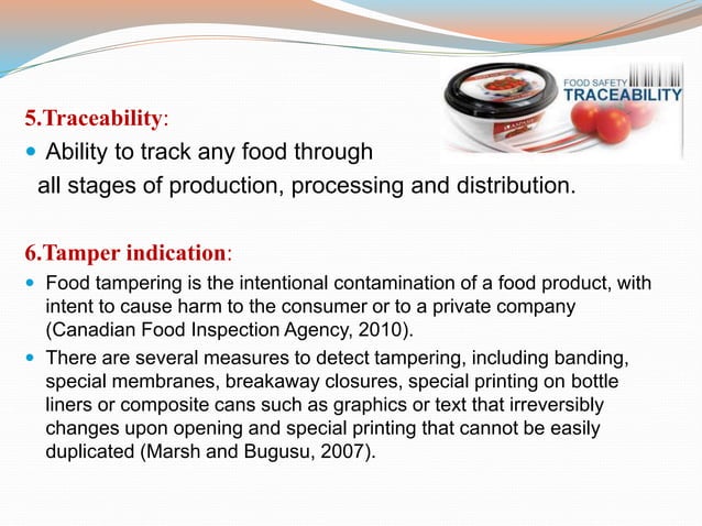 Food Packaging (Food Processing Technology) | PPTX