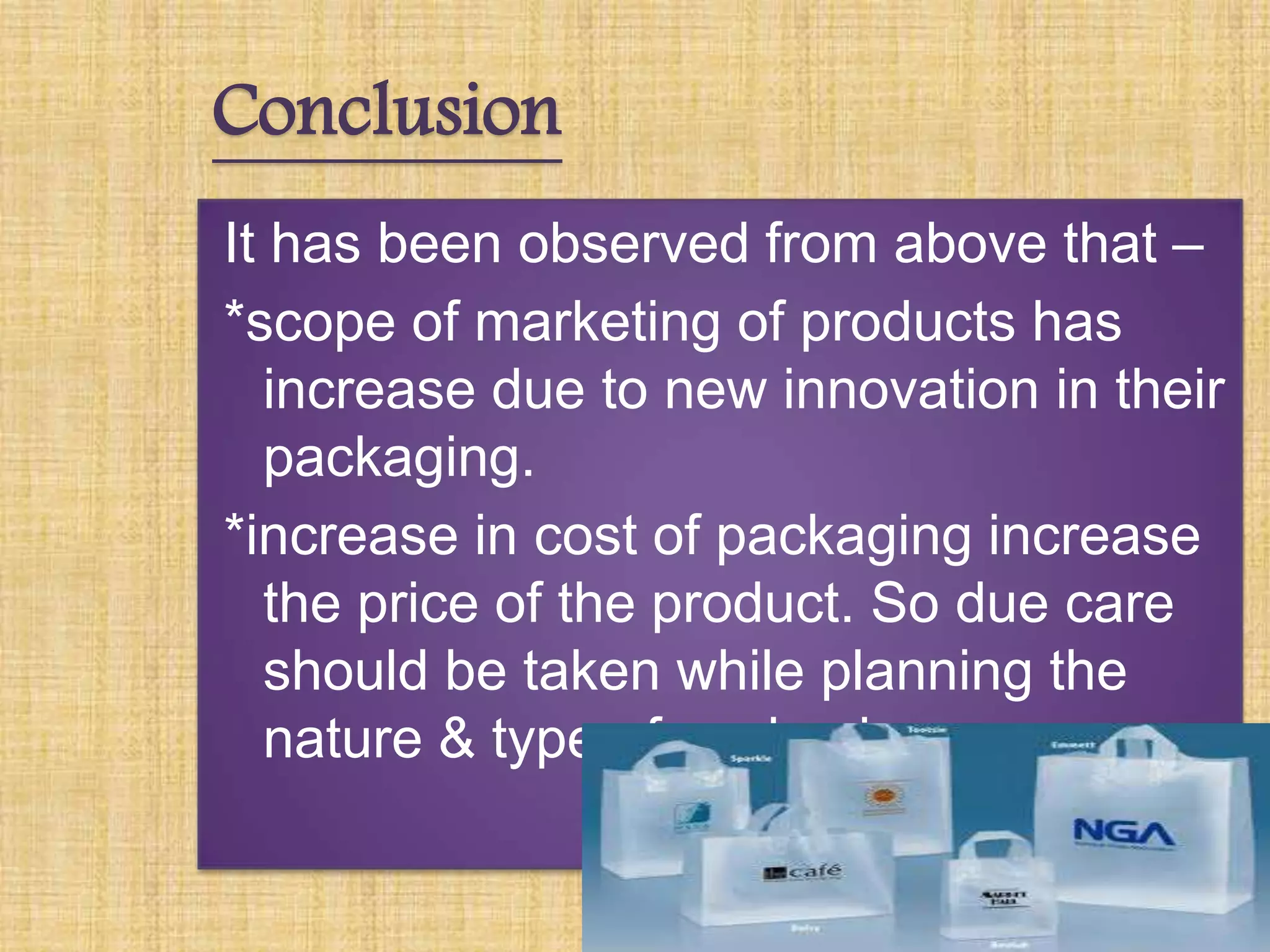 Packaging project | PPTX