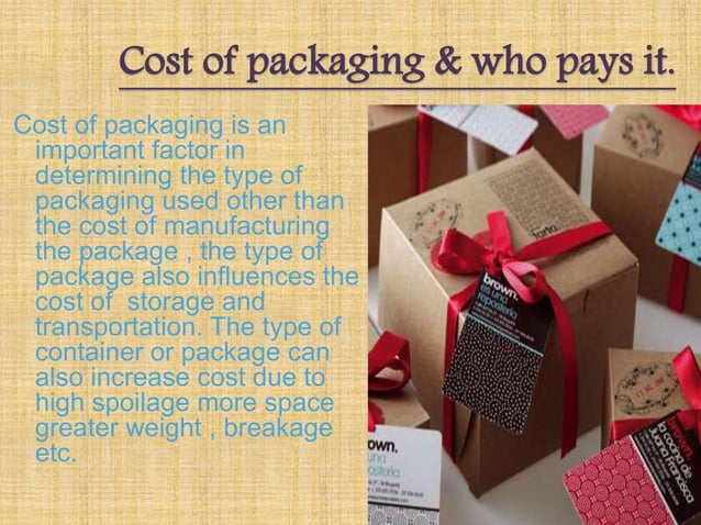 Packaging project | PPTX