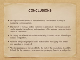 Implications of Packaging | PPT