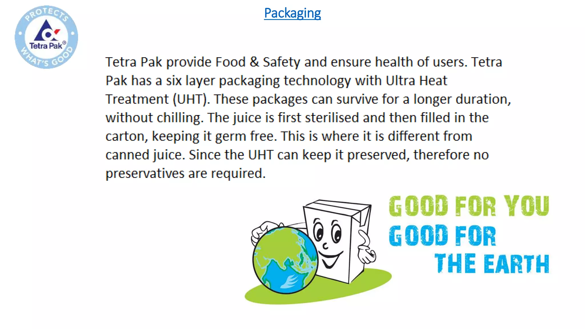 Packaging | PPTX | Food & Drink